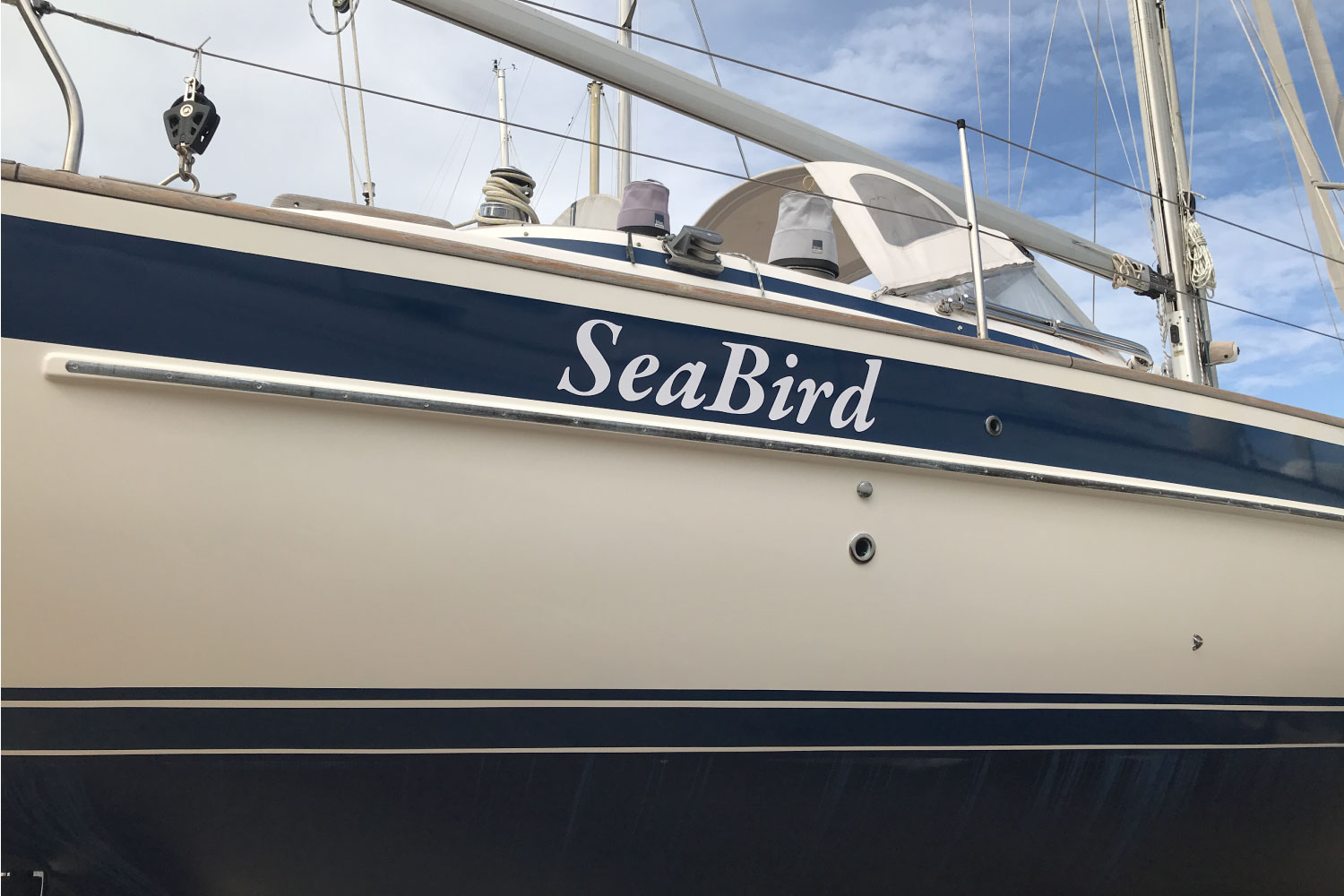 How to repair Halberg-Rassy Cavita Stripe and Boot Stripes - velociwrap ...